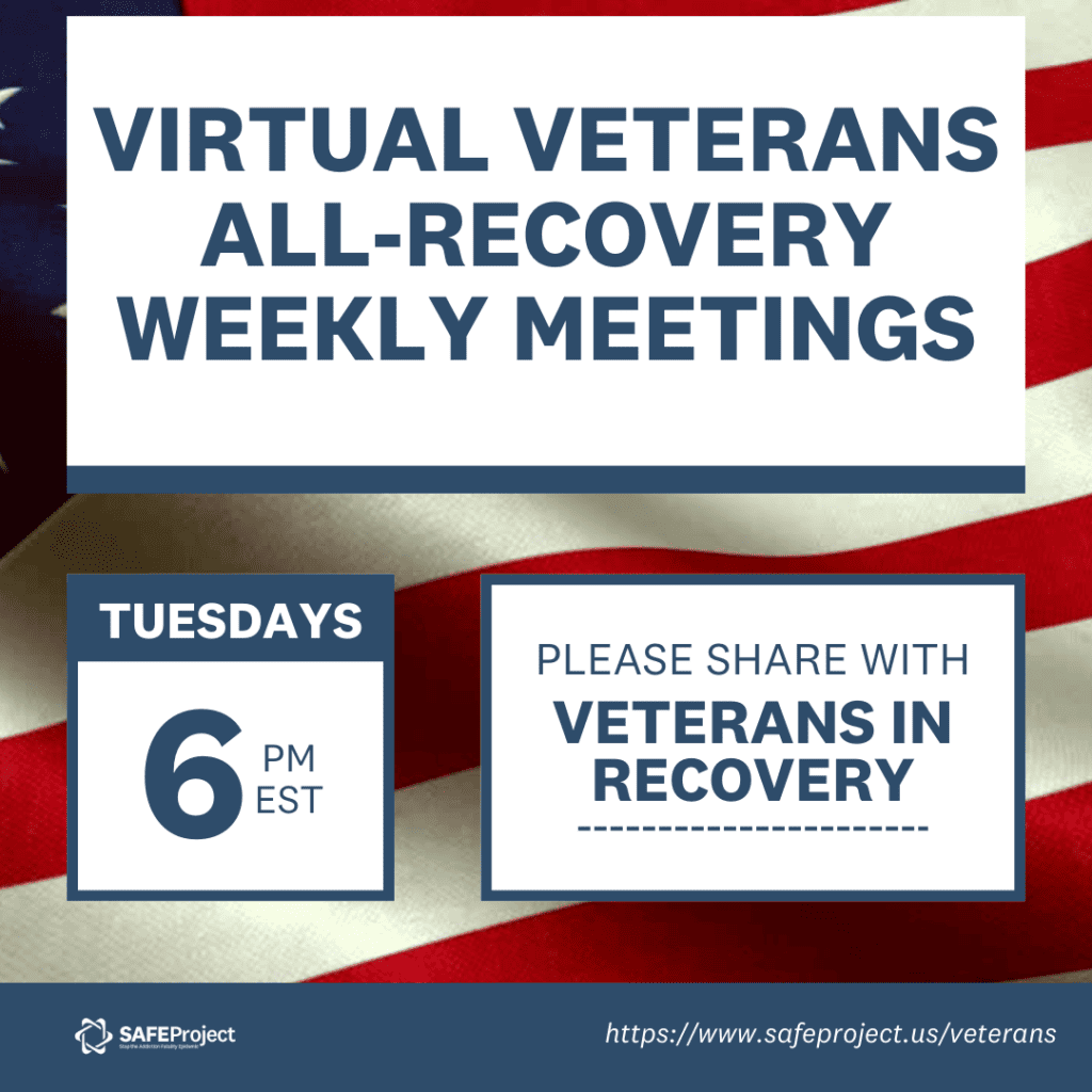 Virtual Veterans Recovery Meetings | SAFE Project